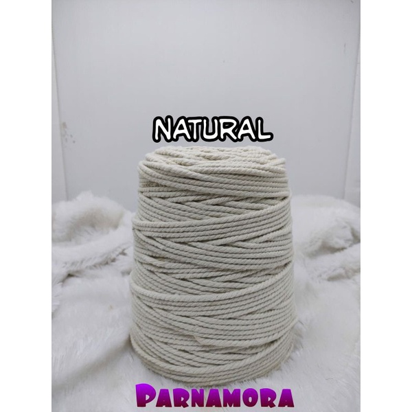 Jual Benang Katun Macrame Natural 1kg | Shopee Indonesia