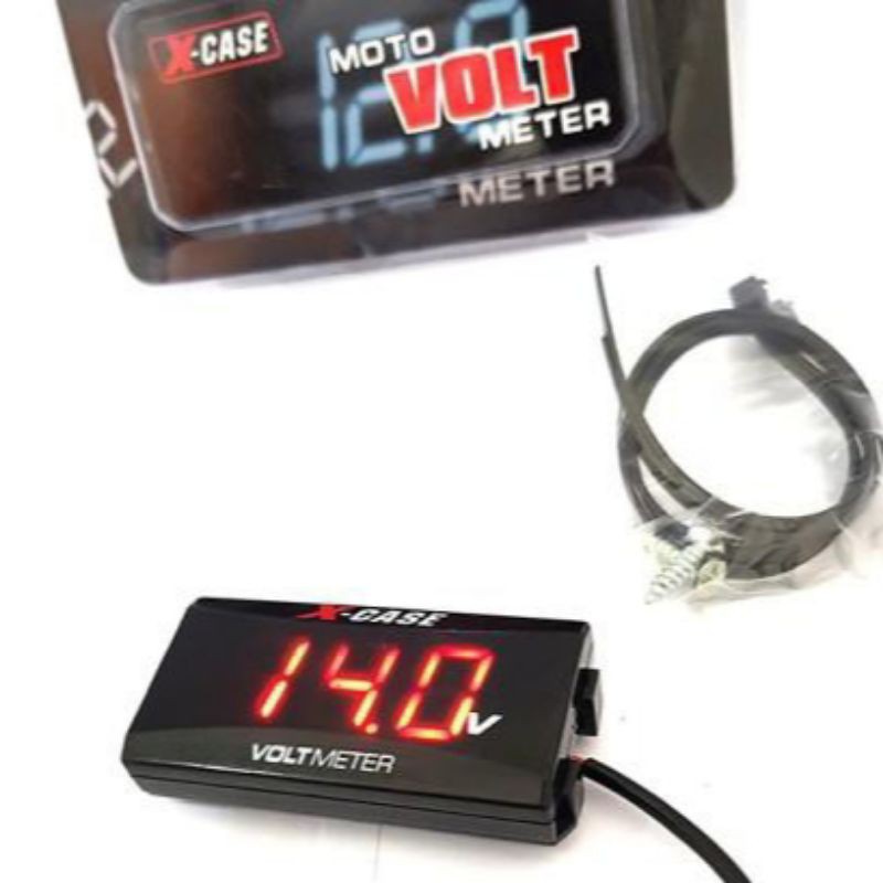 Jual Volt Meter Motor Volt Meter Aki Digital Alat Pengukur Aki Motor | Shopee Indonesia