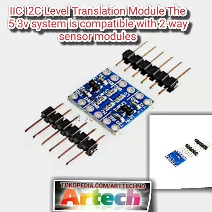 Jual IIC I2C Level Translation Module 5v to 3v | Shopee Indonesia