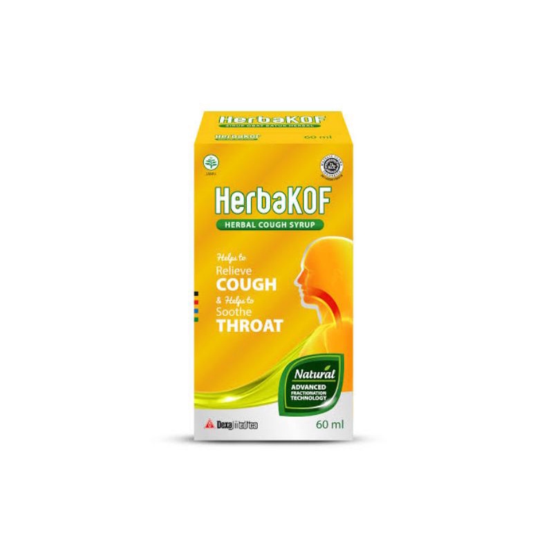 Jual herbakof obat batuk herbal 60ml 60 ml / botol | Shopee Indonesia