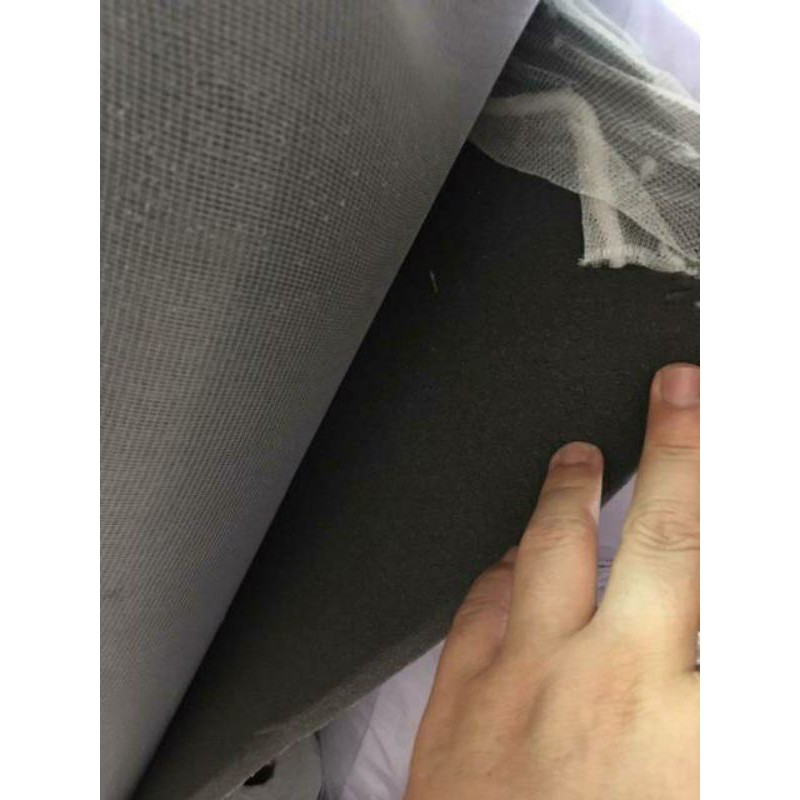 Jual Busa Lapis Tricot Hitam (D33) Tebal 8 mm - 1 ROLL (ISI 50 YARD ...