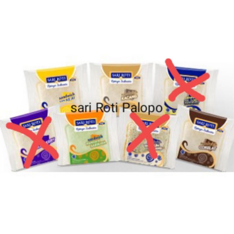 Jual Sari Roti sandwich|sandwich coklat|sandwich kacang|sandwich keju ...