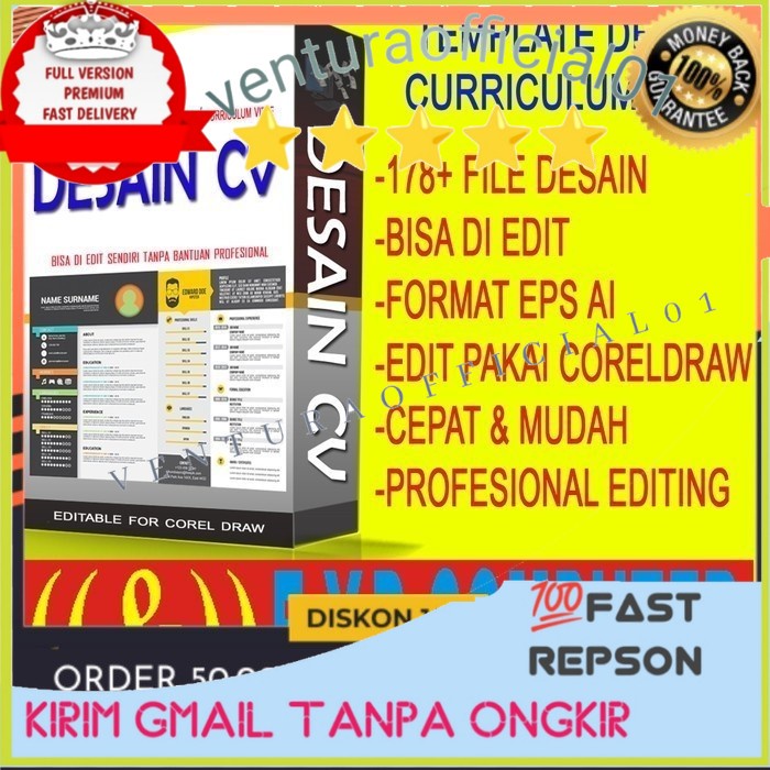 Jual Garansi DESAIN CV CURRICULUM VITAE RESUME DAFTAR RIWAYAT HIDUP KOLEKSI TEMPLAT | Shopee ...