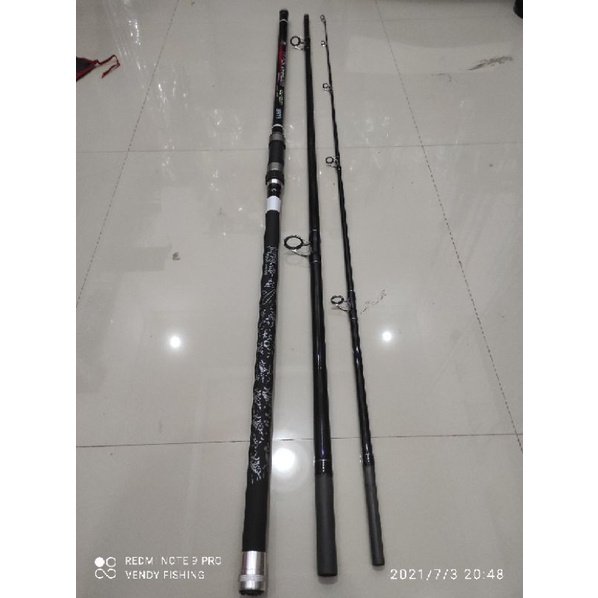 Jual joran surf orca black dragon 420/390 cm | Shopee Indonesia