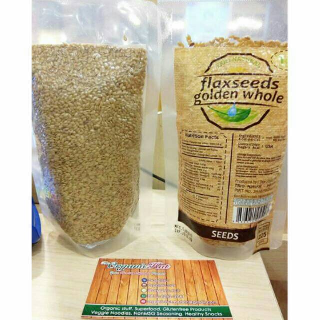 Jual Flaxseed Golden Whole 225gr | Flax Gold Hulled | Shopee Indonesia