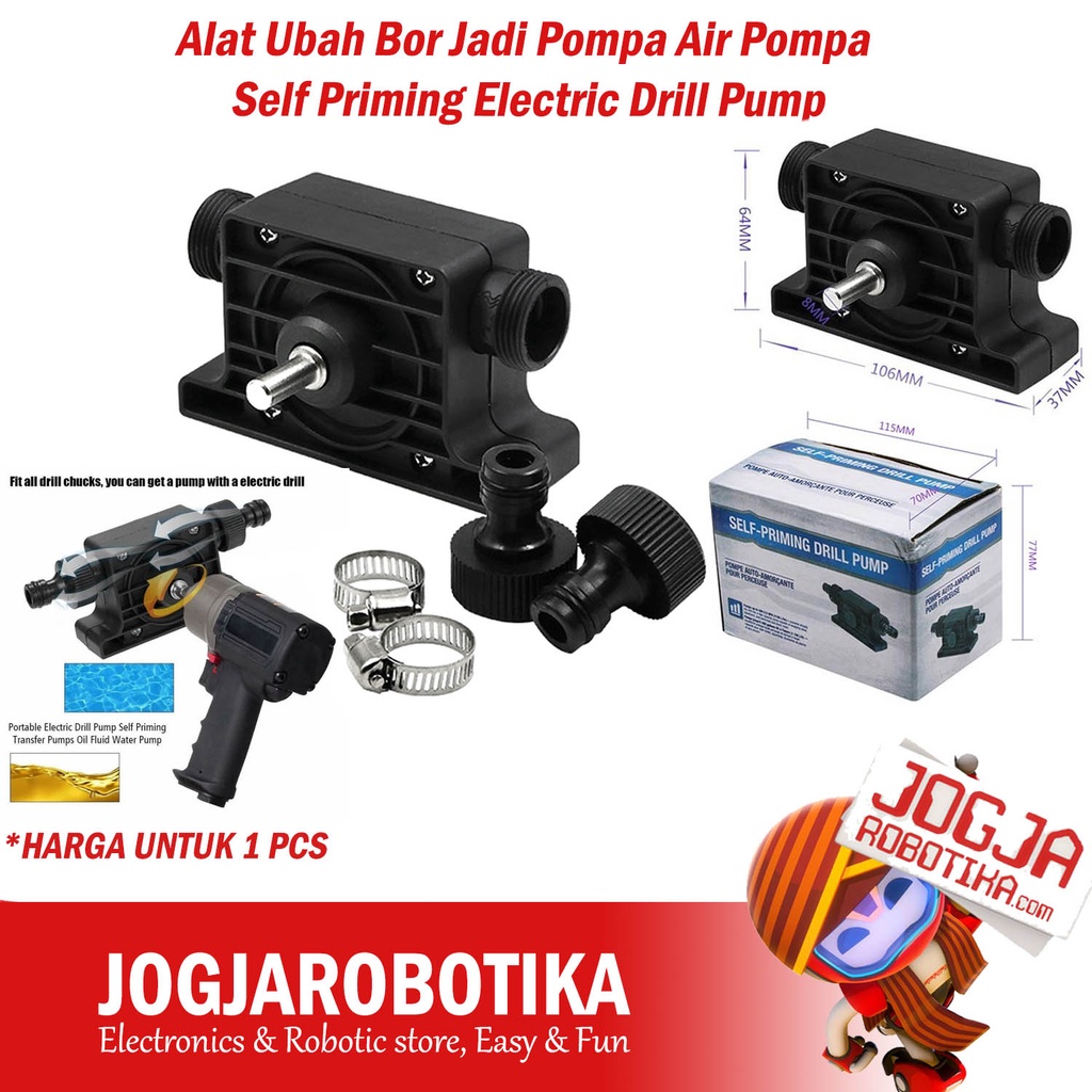 Jual Alat Ubah Bor Jadi Pompa Air Pompa Self Priming Electric Drill ...