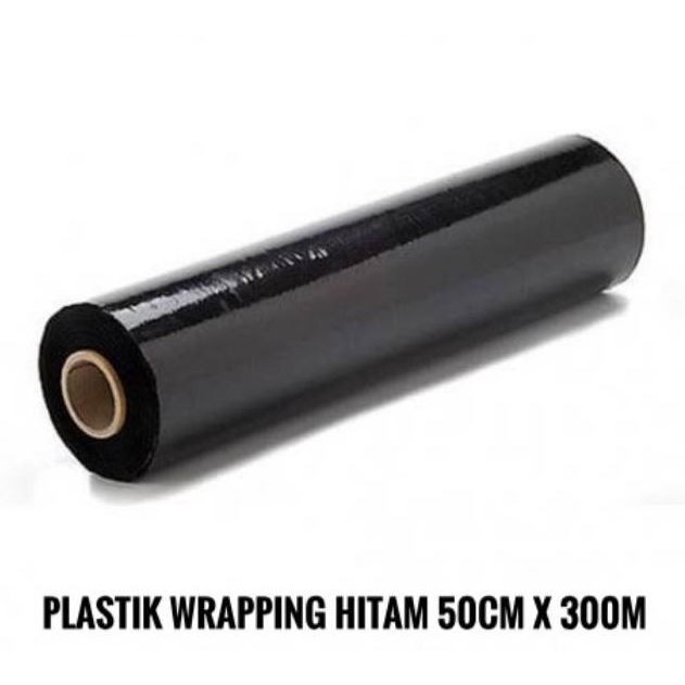 Jual Plastik Wrap / Plastik Wrapping Hitam 50Cm X 300M BATAM | Shopee ...