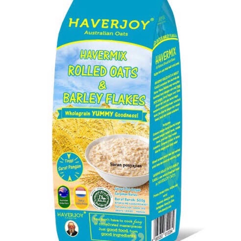 Jual Haverjoy 500 Gr Australian Oatmeal Oats Sarapan Instant Oat ...
