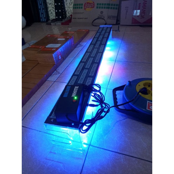 Jual LED hpl aquarium air laut 40 titik x 3watt,dg 2 dimmer,60cm--120cm ...