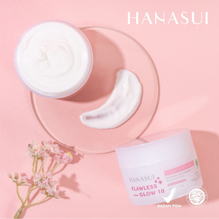 Jual HANASUI SKINCARE FLAWLESS GLOW 10 Day Cream - Night Cream ...
