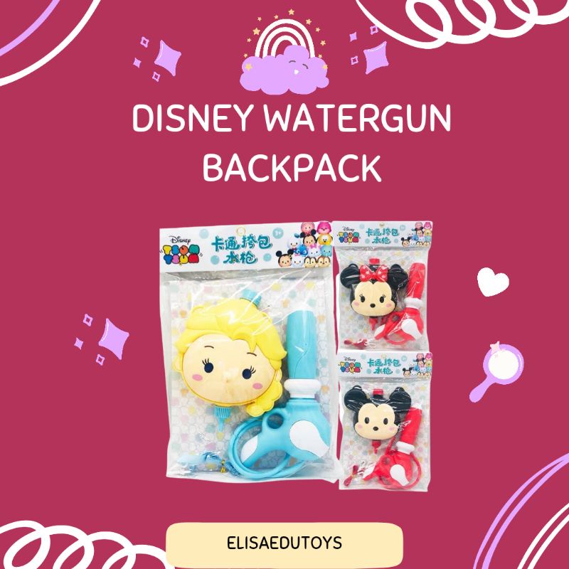 Jual water gun disney elsa and mickey mouse mainan pistol air | Shopee ...
