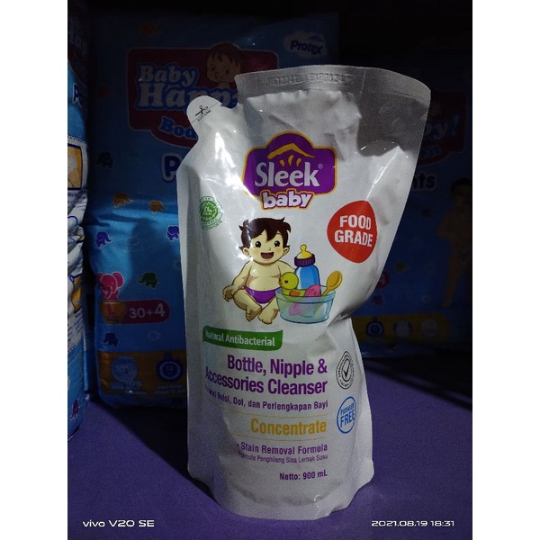 Jual sleek cuci botol 900ml sabun cuci botol liquid 900 ml slik ...
