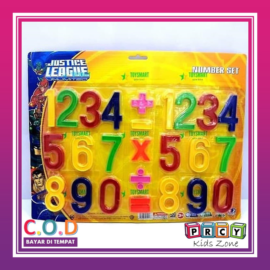 Jual Balok Angka Number Set Belajar Mengenal Angka Matematika Berhitung ...