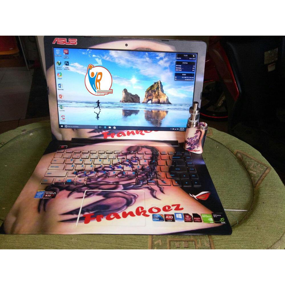 Jual Original Garskin Laptop Full Body Asus X453MA (Motif & Design Bisa ...