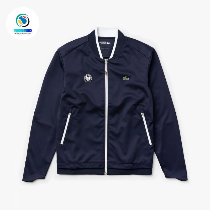 Jual Baju Kaos Jaket Tenis Tennis LACOSTE SPORT ROLAND GARROS - White ...