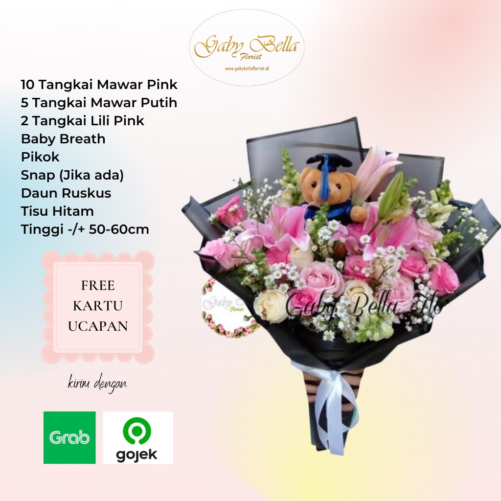 Jual Buket Bunga - 710 Buket Bunga wisuda Bunga Besar Bunga Fresh dan ...
