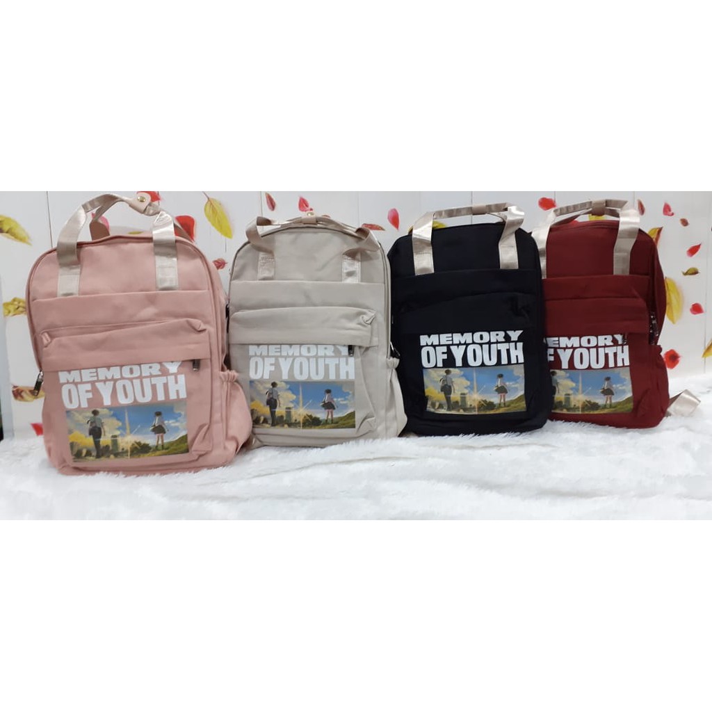 Jual Tas Ransel Backpack - 3 in 1 (Memory of Youth) | Shopee Indonesia