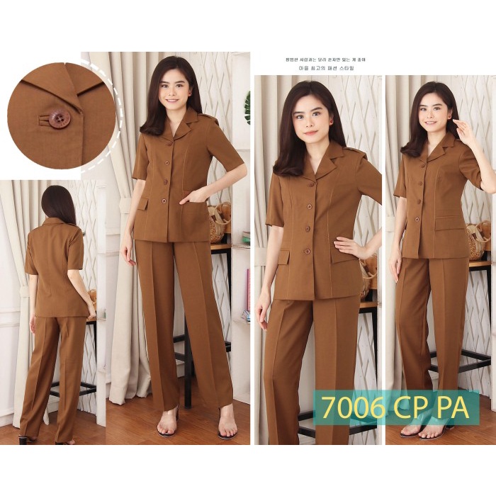Jual wanita-seragam- blazer seragam waskat pdh wanita asn celana dan ...