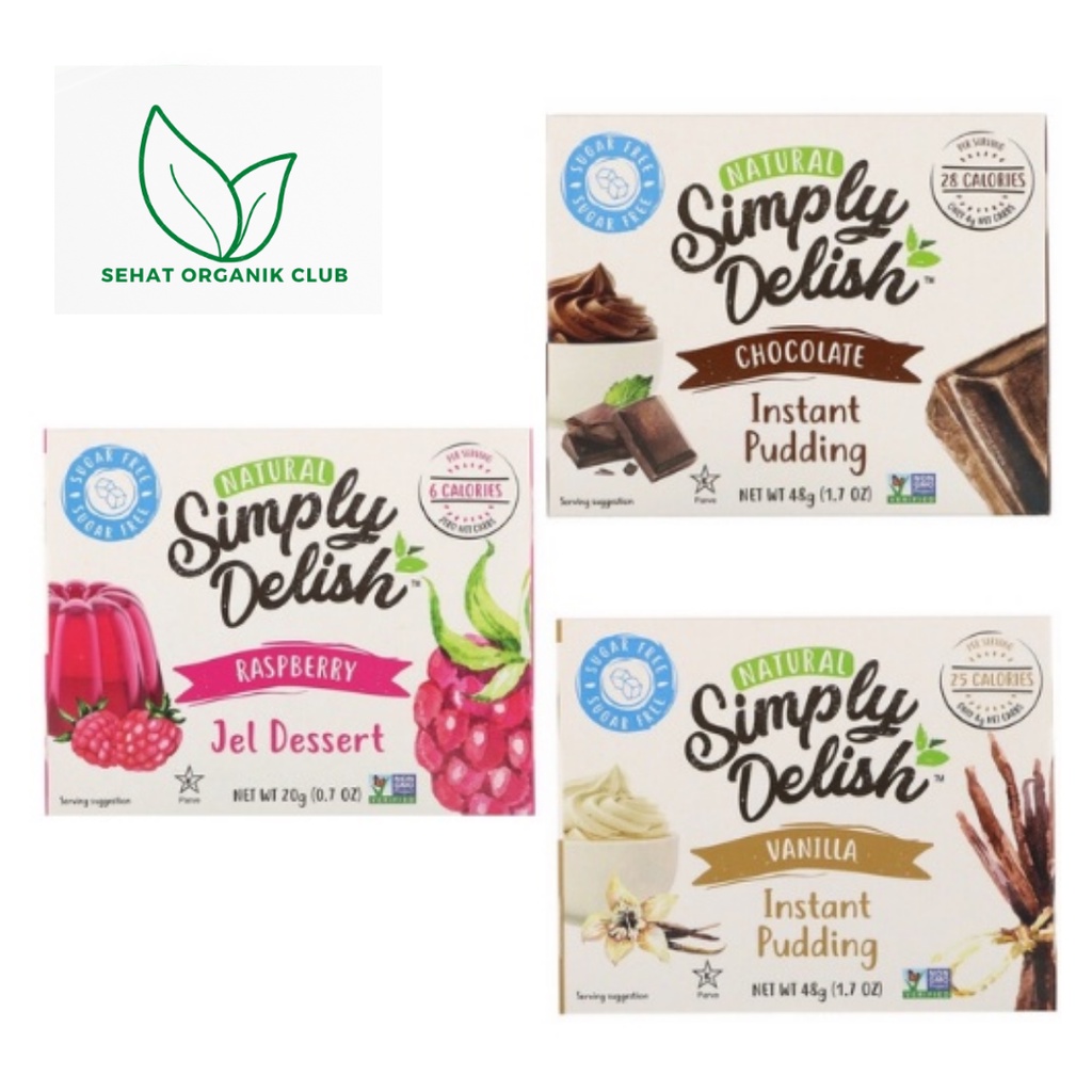 Jual Natural Simply Delish Instant Pudding Vanilla 48 g ; Natural ...