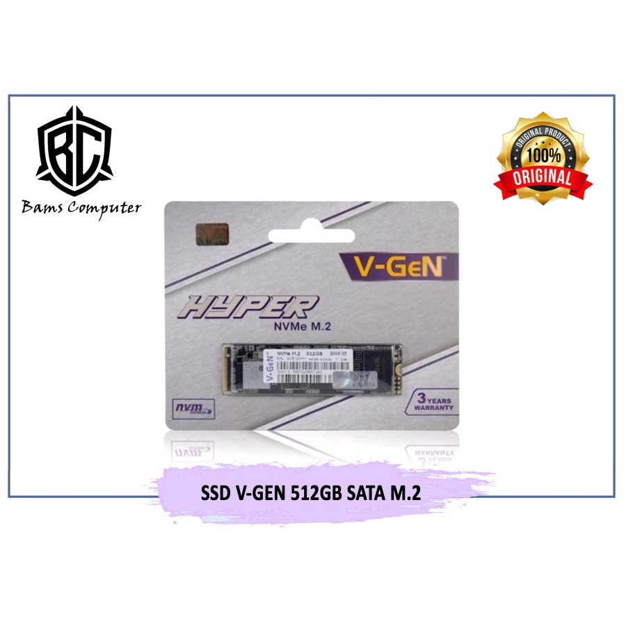 Jual SSD V-Gen Hyper Nvme 512GB M.2 | Shopee Indonesia