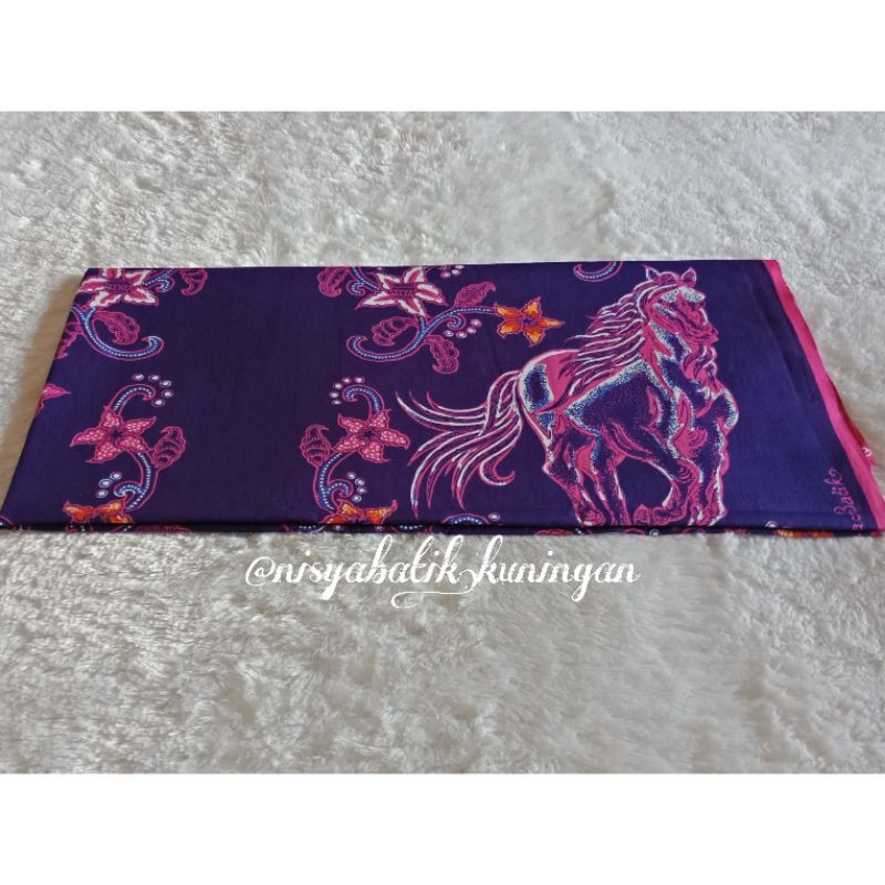 Jual NISYA BATIK - Kain Batik Semi Tulis Motif Kuda Tunggal Ukuran 200 ...