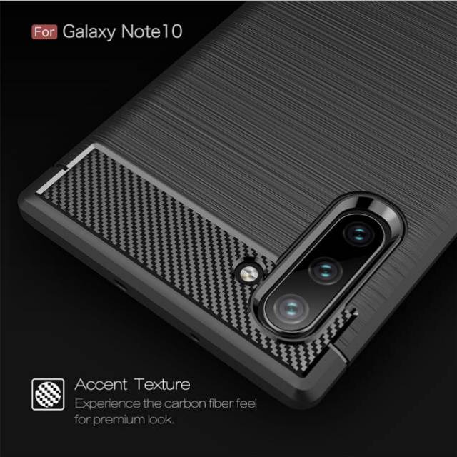 Jual Premium case samsung note 10/note 10+ note 10 pro fibercarbon ...