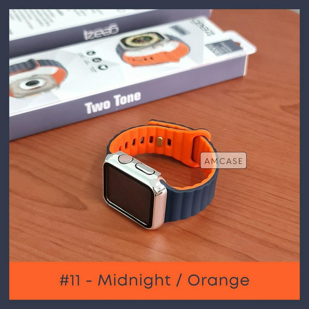 Jual ( TANPA JAM ) GEAR4 | TALI STRAP APPLE WATCH TWO TONE - SERIES ...