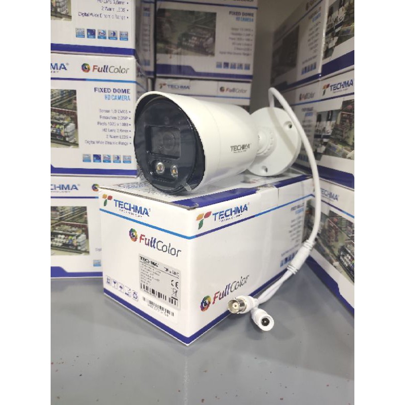 Jual Kamera Cctv Techma FullColor Outdoor 2mp Full HD 1080p 4 in 1 ...