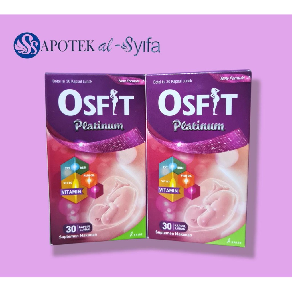 Jual Osfit Platinum Suplemen Kehamilan dan Menyusui (1 Box isi 30 ...