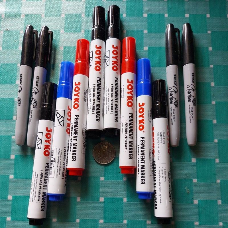 Jual SPIDOL PERMANEN BERBAGAI MACAM MERK DIJUAL SATUAN | Shopee Indonesia