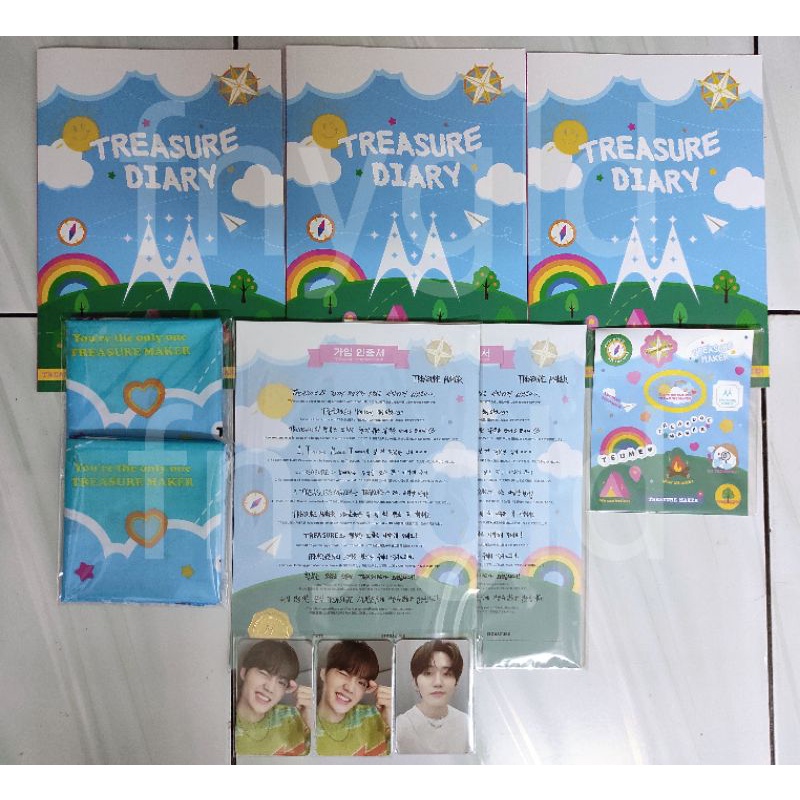 Jual OFFICIAL Photocard 1st membership kit treasure pc memkit box diary ...