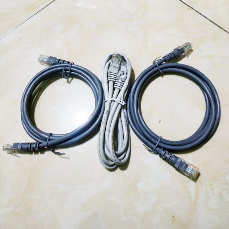 Jual Kabel Lan RJ45 1,5 meter 8 pin ori pabrikan | Shopee Indonesia