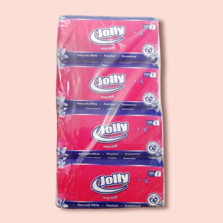 Jual Tissue Facial Jolly Multipack ( 4 x 250 Sheets 2 Ply ) | Shopee ...