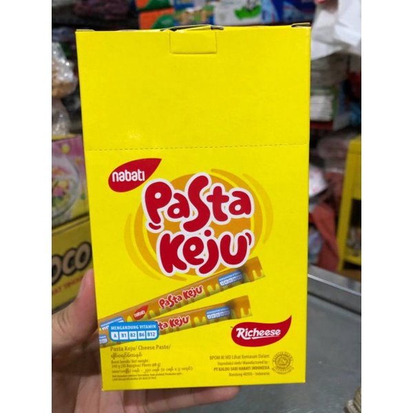 Jual NABATI PASTA KEJU & COKELAT / richoco recheese / jajan snack jadul ...