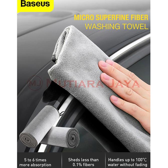 Jual BASEUS Handuk Kain Lap Microfiber Lap Mobil Motor Kanebo 40x80 Cm ...