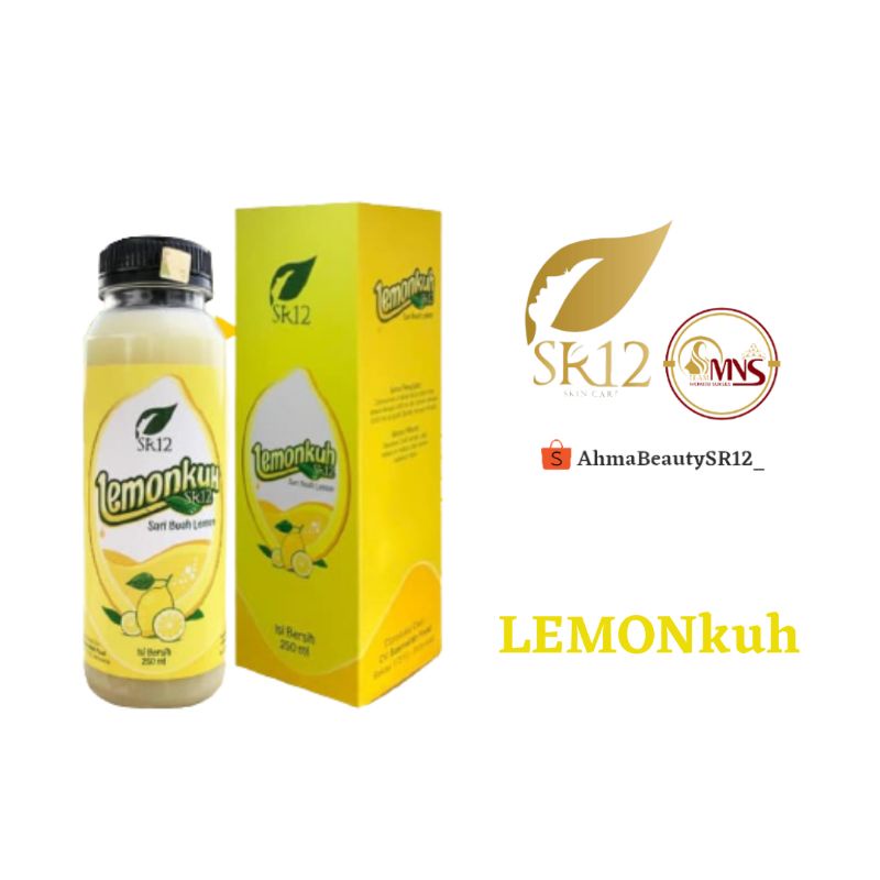 Jual SR12 Herbal Lemonkuh Air Perasan Lemon Asli Kaya Manfaat Booster ...