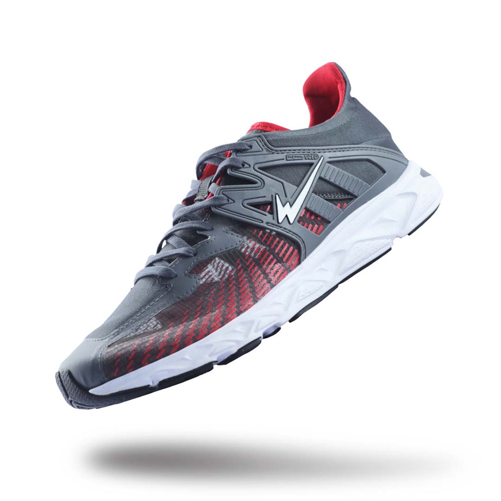 Jual Sepatu Eagle Evo Racer Running Shoes Grey Red White Original Only ...