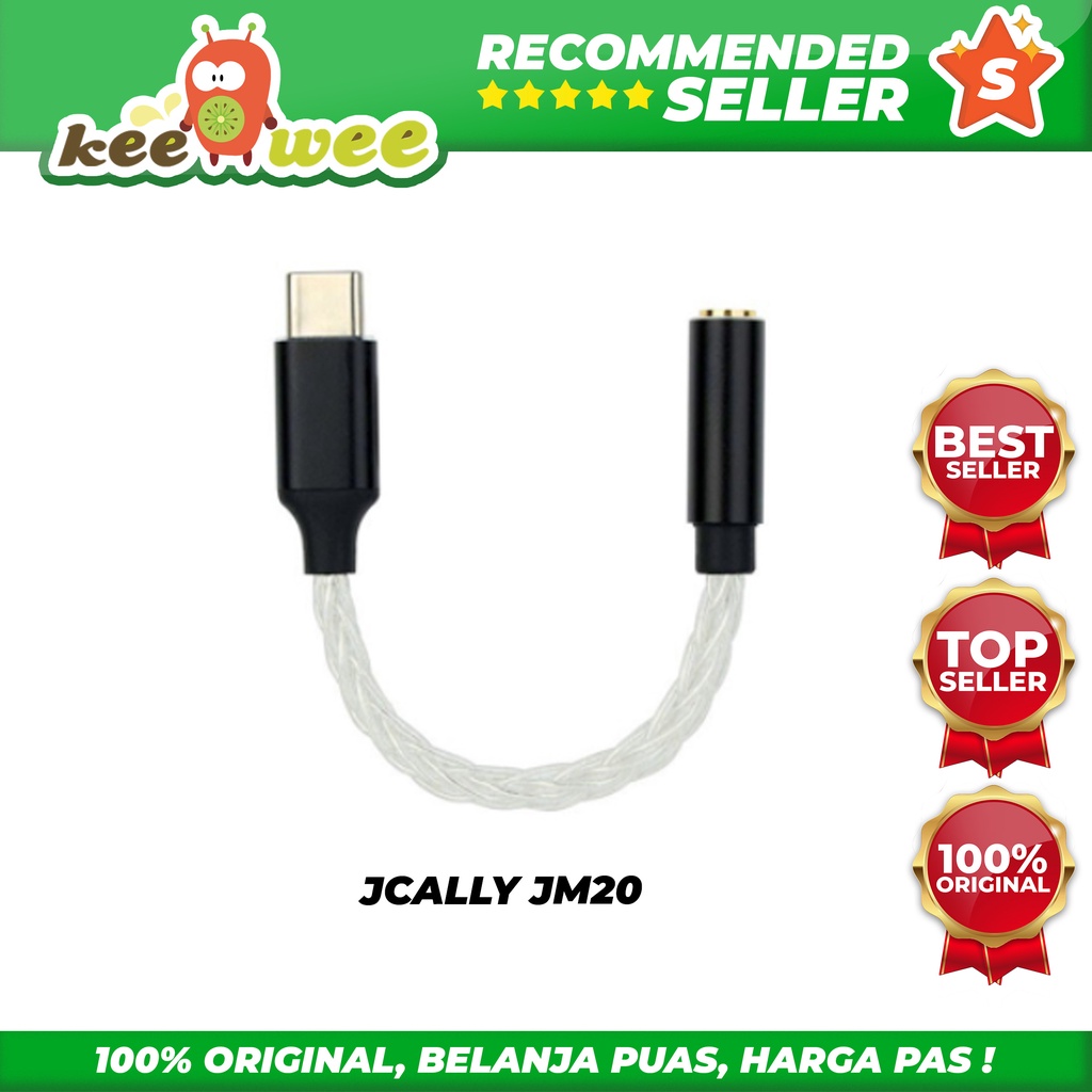 Jual JCALLY JM20 CS43131 Decoding Earbuds Amplifer Type C to 3.5mm ...