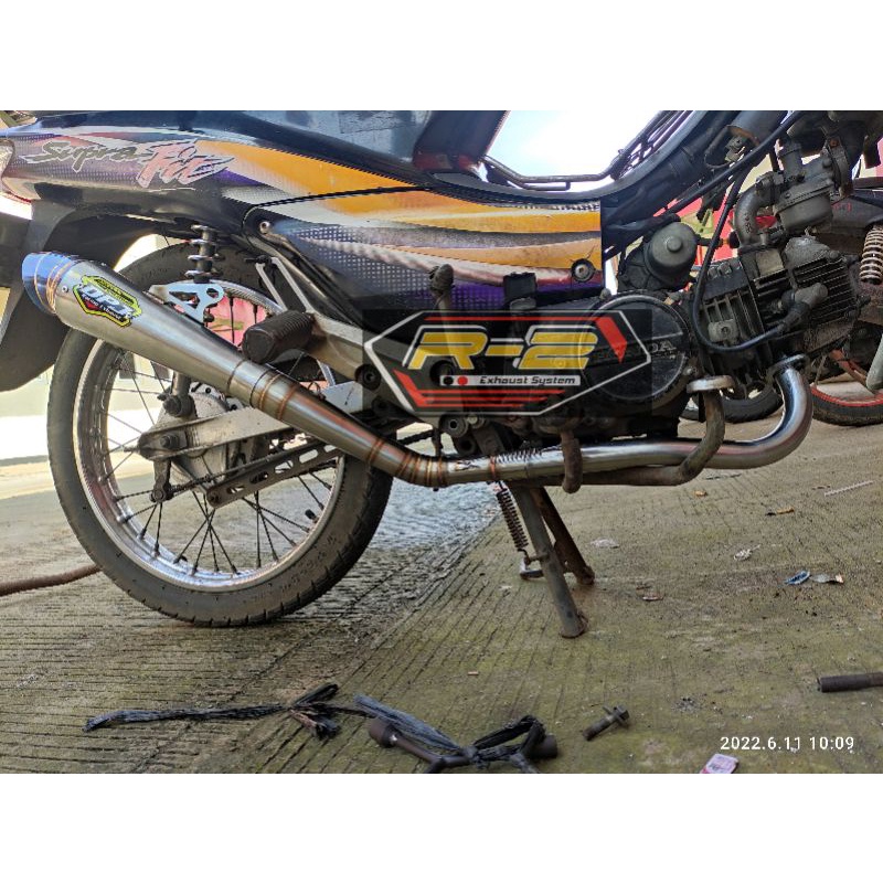 Jual KNALPOT RACING dpj Kompetisi balap pipa Leher 32 buat motor bebek ...