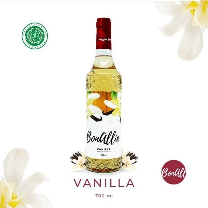 Jual BONALLIE SYRUP VANILA 700ML/sirup bonallie rasa vanila | Shopee ...