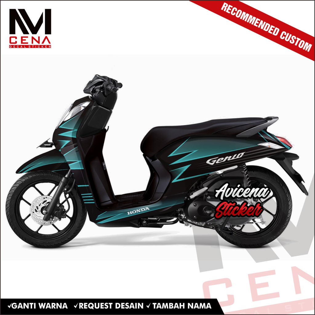 Jual Sticker Decal Honda Genio Decal Sticker Genio Sticker Striping ...