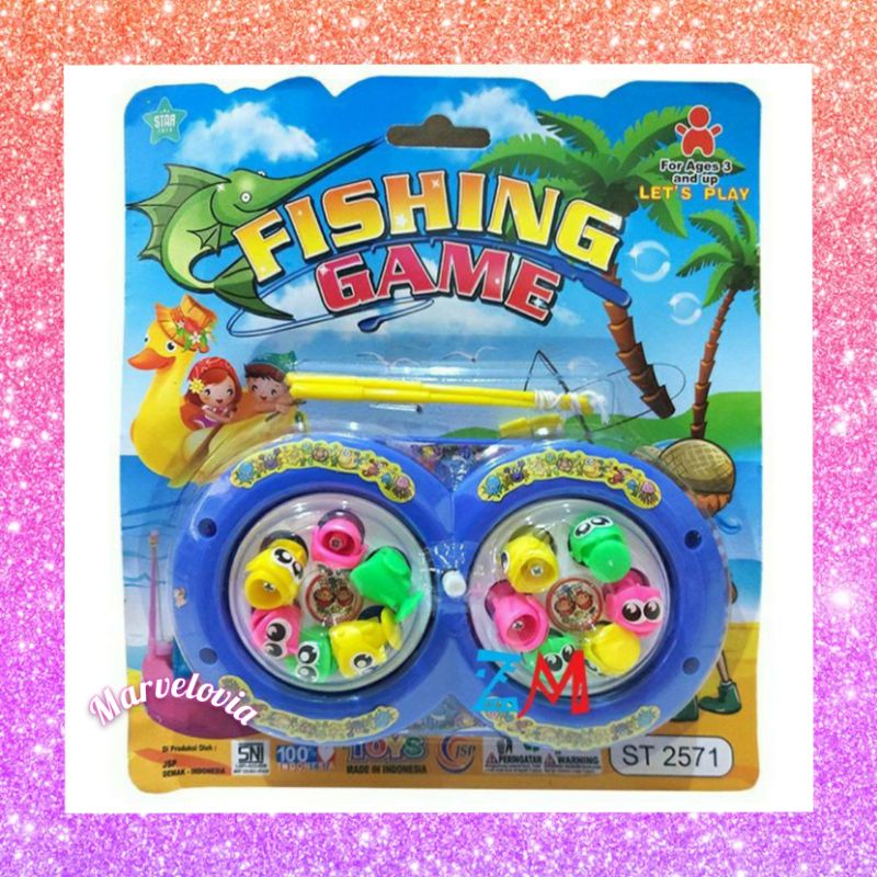 Jual FISHING GAME / PANCING IKAN PANCINGAN ANAK 2 KOLAM | Shopee Indonesia