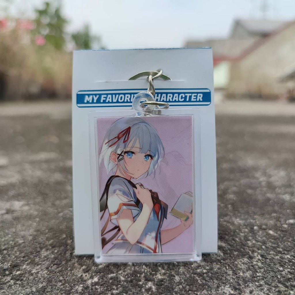 Jual Keychain Anime Tantei wa Mou Shindeiru - Ganci Anime Mieruko-chan ...