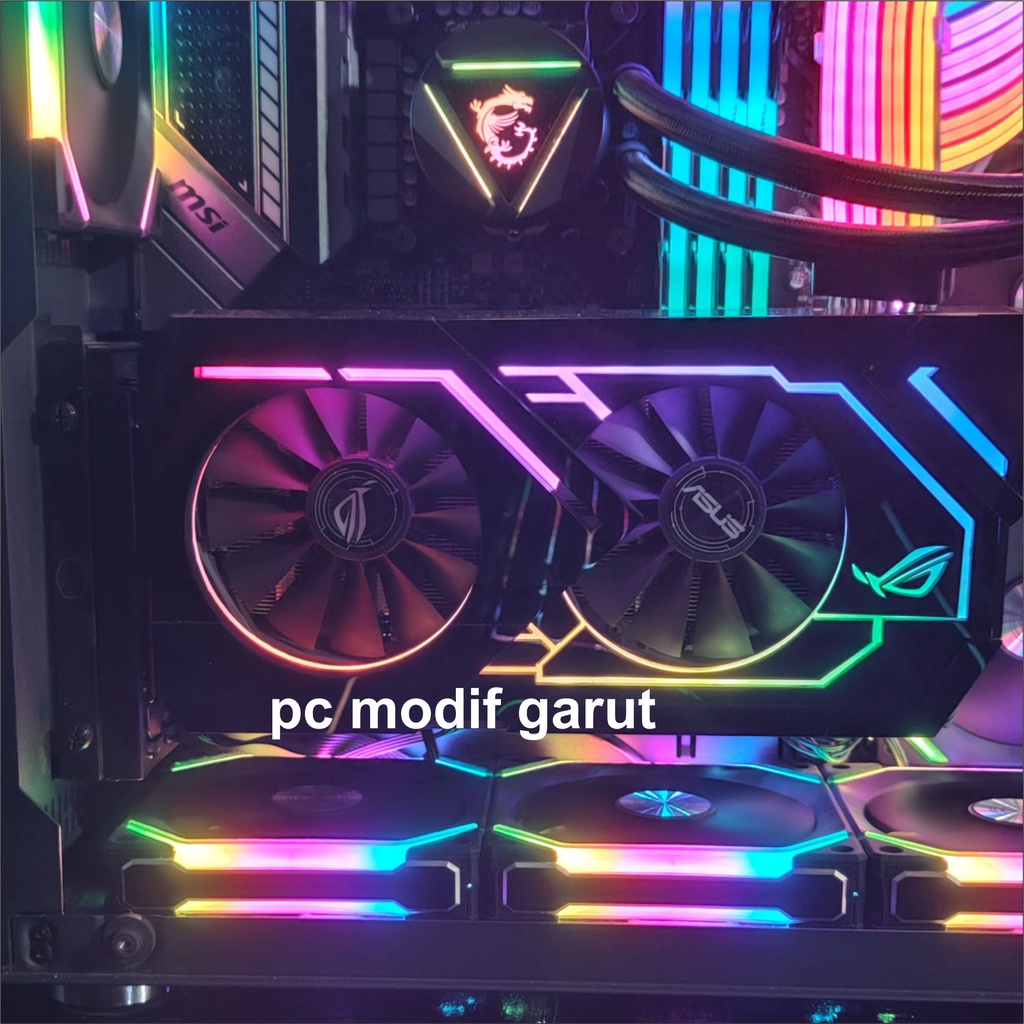 Jual FRONT PANEL VGA CUSTOM UKURAN LAINBOW LED | Shopee Indonesia