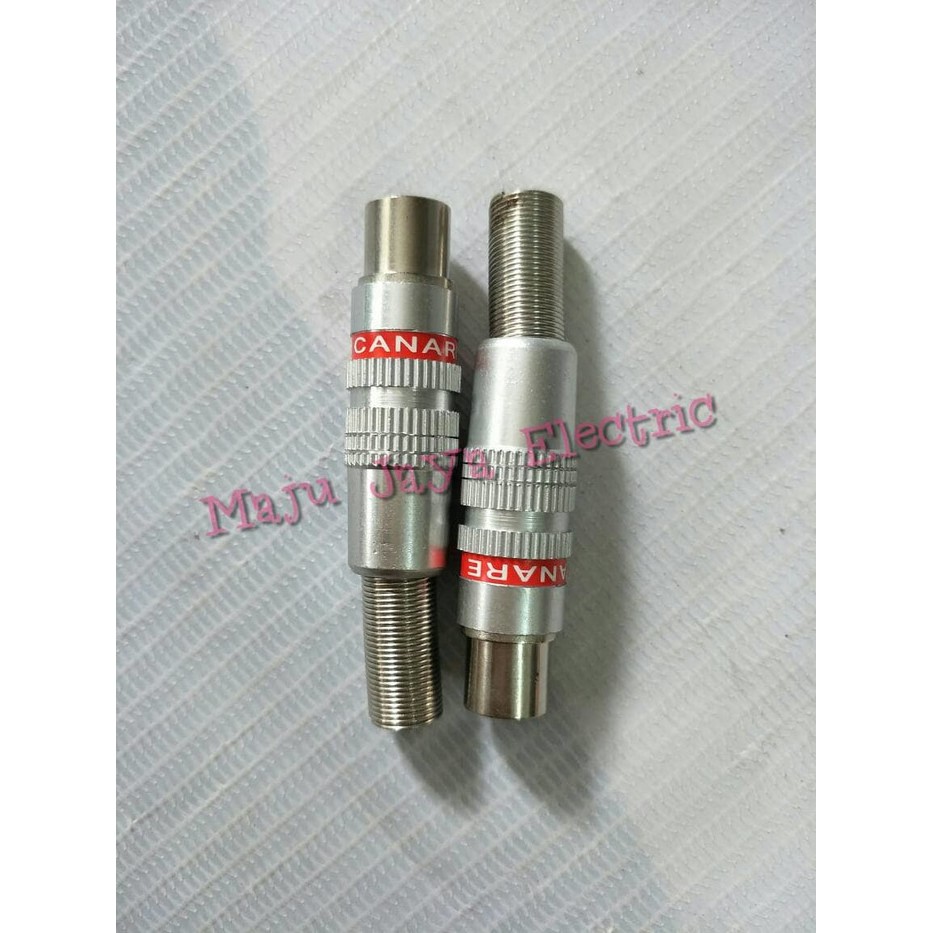 Jual Jack Connector/Konektor Jak Antena TV Besi Jantan Canare Per ...
