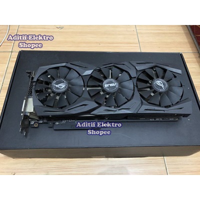 Jual RX480 VGA Asus ROG Strix AMD ATI Radeon RX 480 8GB GDDR5 3 Fan ...