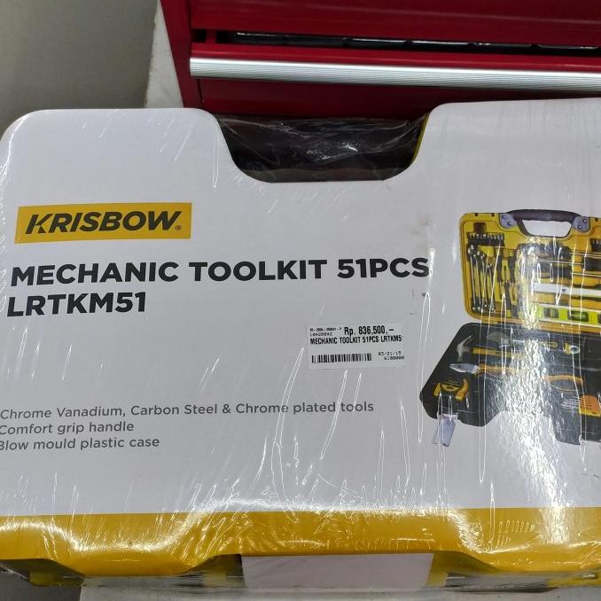 Jual KUNCI MEKANIK KRISBOW / TOOLKIT KRISBOW / TOOLSET 51PCS KRISBOW ...