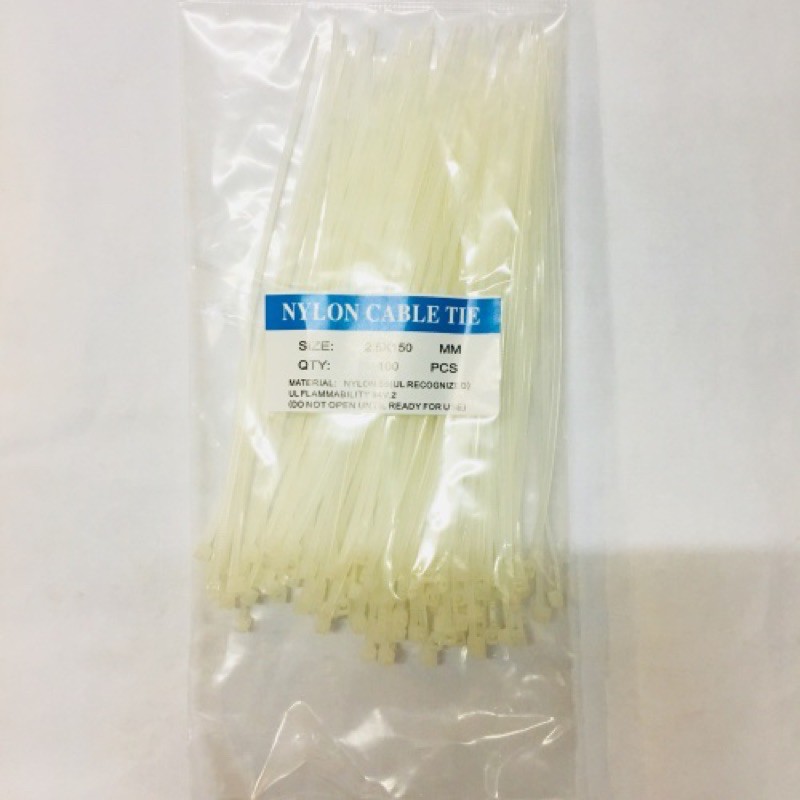 Jual Kabel Tis Kabel Ties Insulock 150mm 15cm Insulok JYK Putih Nylon ...