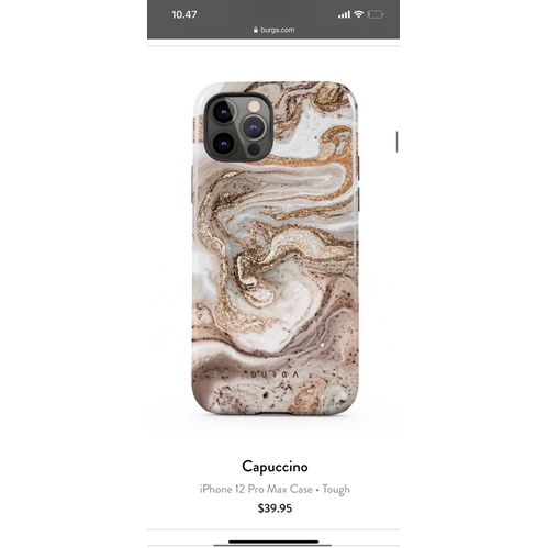 Jual Burga Case Iphone 12 Pro Max Cappuccino (NEW) | Shopee Indonesia
