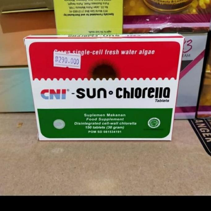 Jual CNI SUN Chlorella isi 150 tablet | Shopee Indonesia